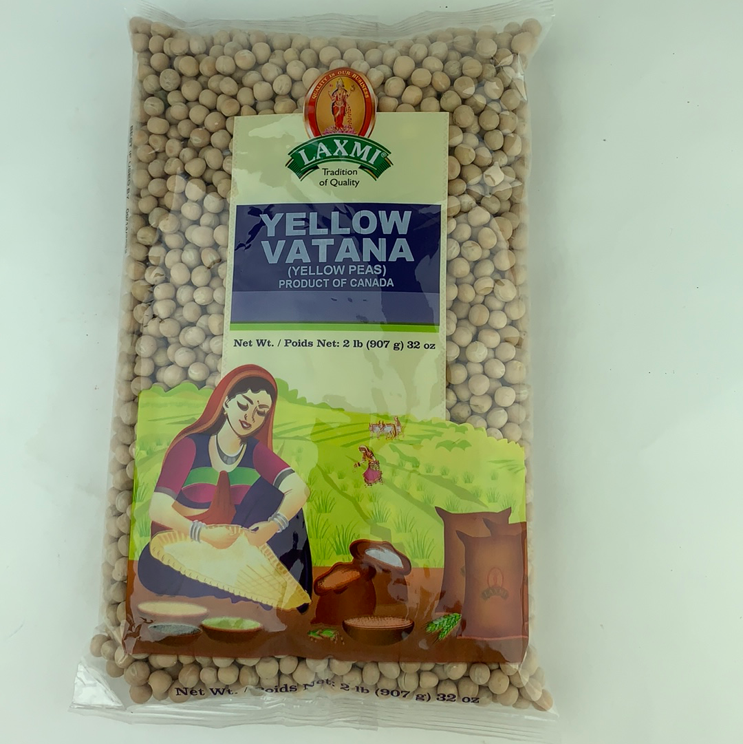 Laxmi Yellow Vatana 2 Lb – Priya’s Spice Bazaar
