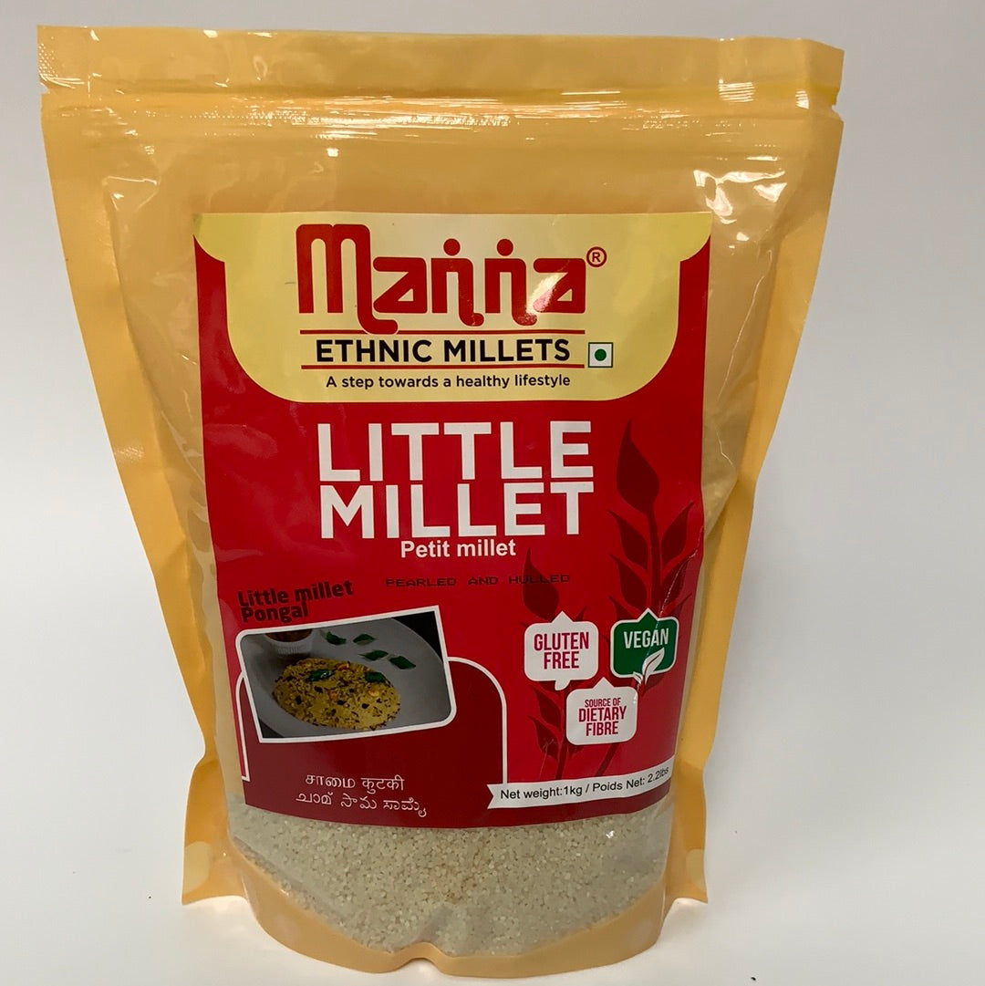 Manna Little Millet 1 Kg – Priya’s Spice Bazaar
