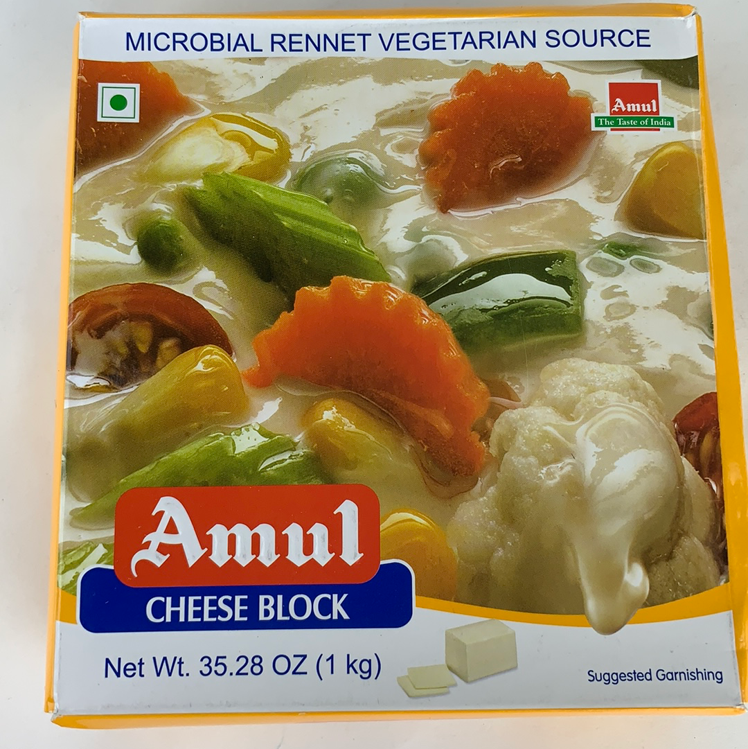 Amul Paneer Cheese Block 1 Kg – Priya’s Spice Bazaar